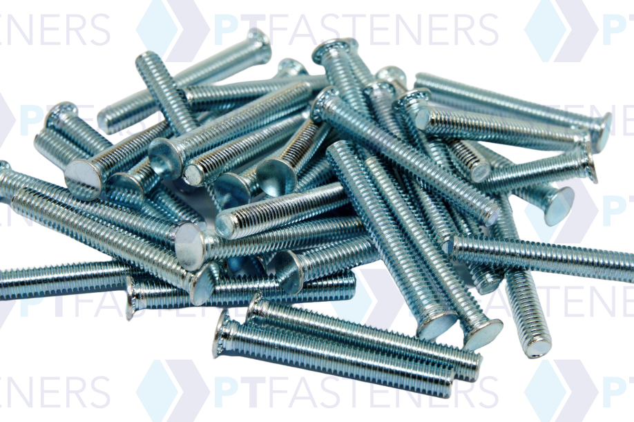 Self-Clinching Flush Head Stud M4-30 (100 pcs) | PT Fasteners